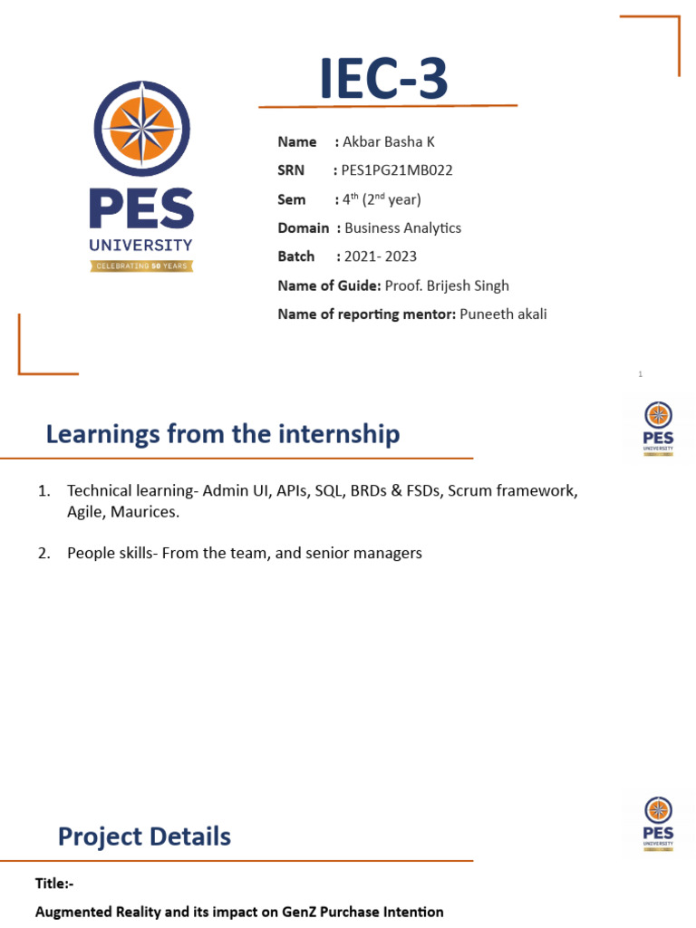Dhana Prashanth PES1PG21MB096 IEC - 3 | PDF | Regression Analysis | Coefficient Of Determination
