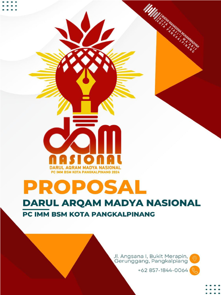 Proposal DAM Nasional | PDF | Karier & Perkembangan | Ilmu Sosial