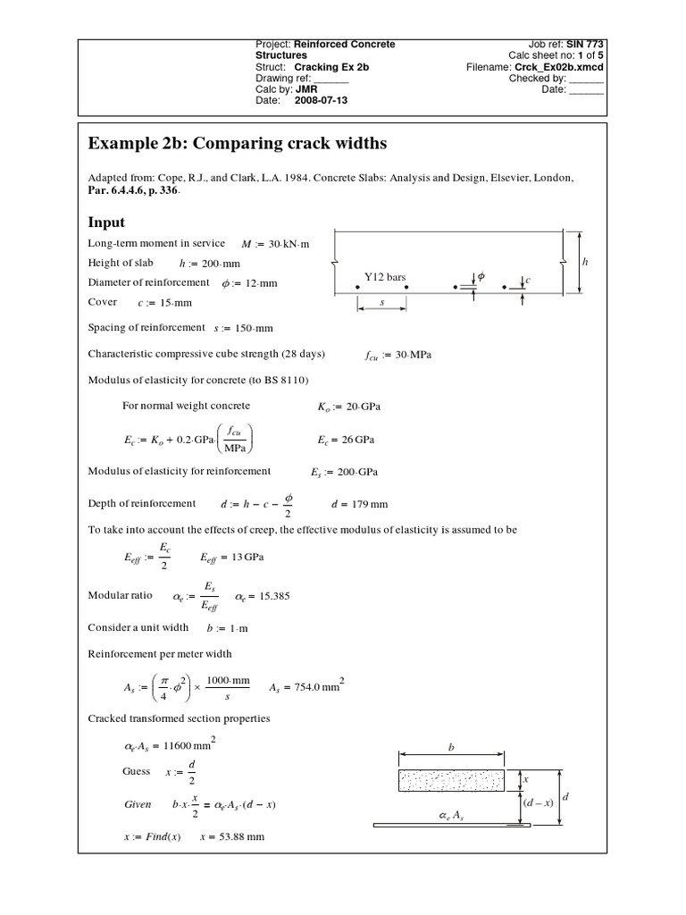 Mathcad - CRCK - Ex02b | PDF | Continuum Mechanics | Physical Sciences