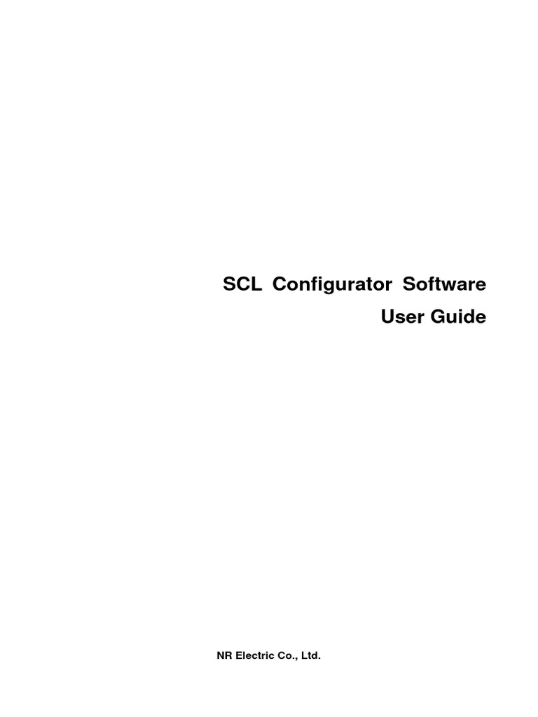 SCL Configurator User Guide | PDF | Computer File | Application Software