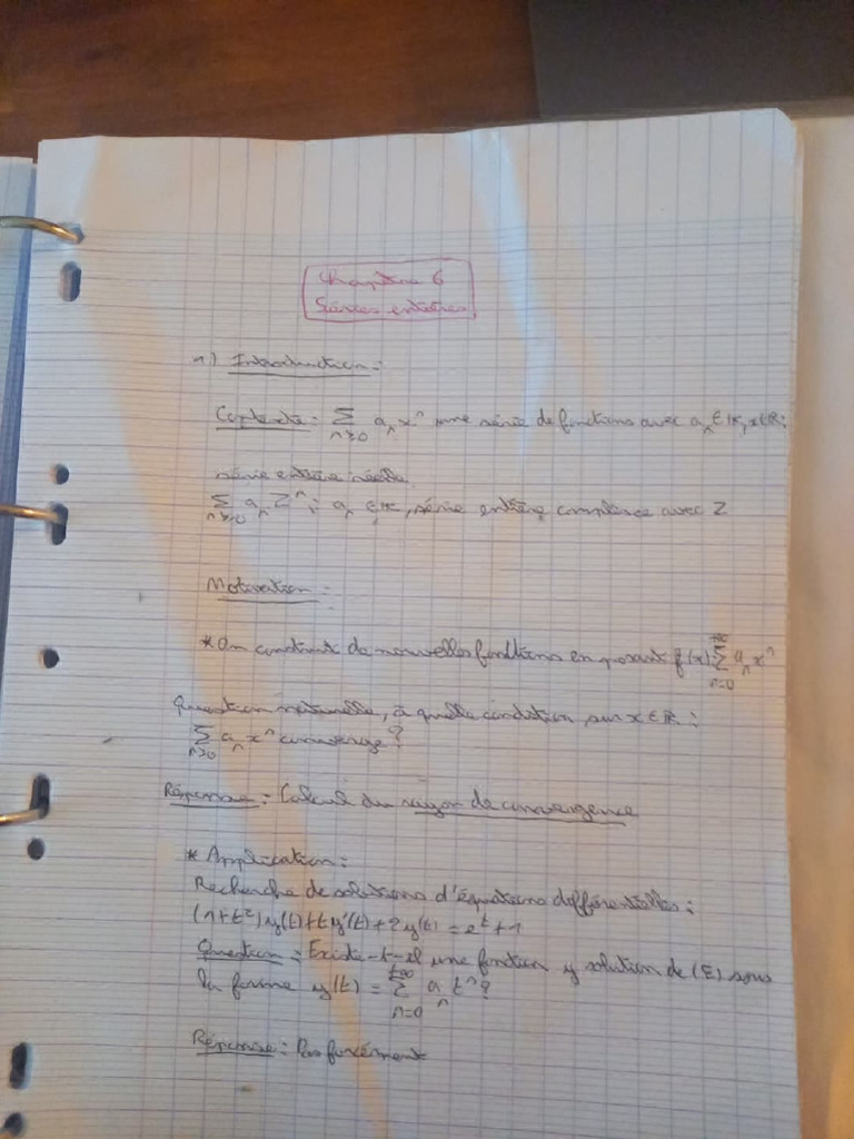 Cours Et TD Séries Entières | PDF