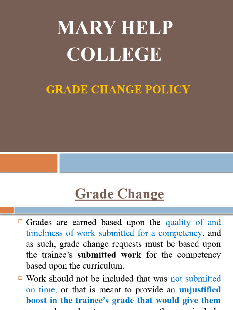 Grade Change | PDF | Justice | Crime & Violence