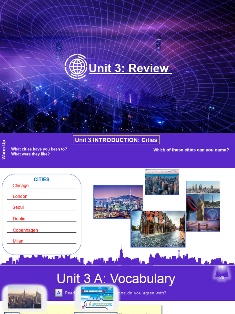 Unit 3 Lesson A World English Presentation | PDF | Clause | Verb