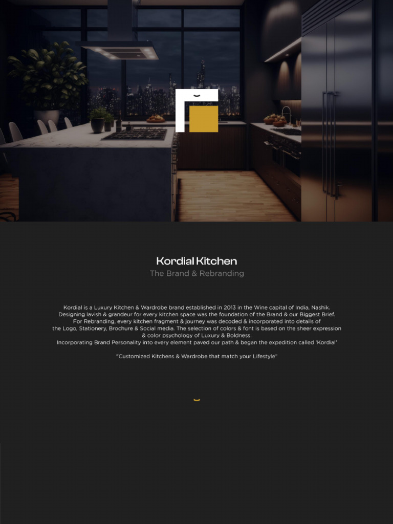 Modular Kitchen Company Brand Identity | PDF