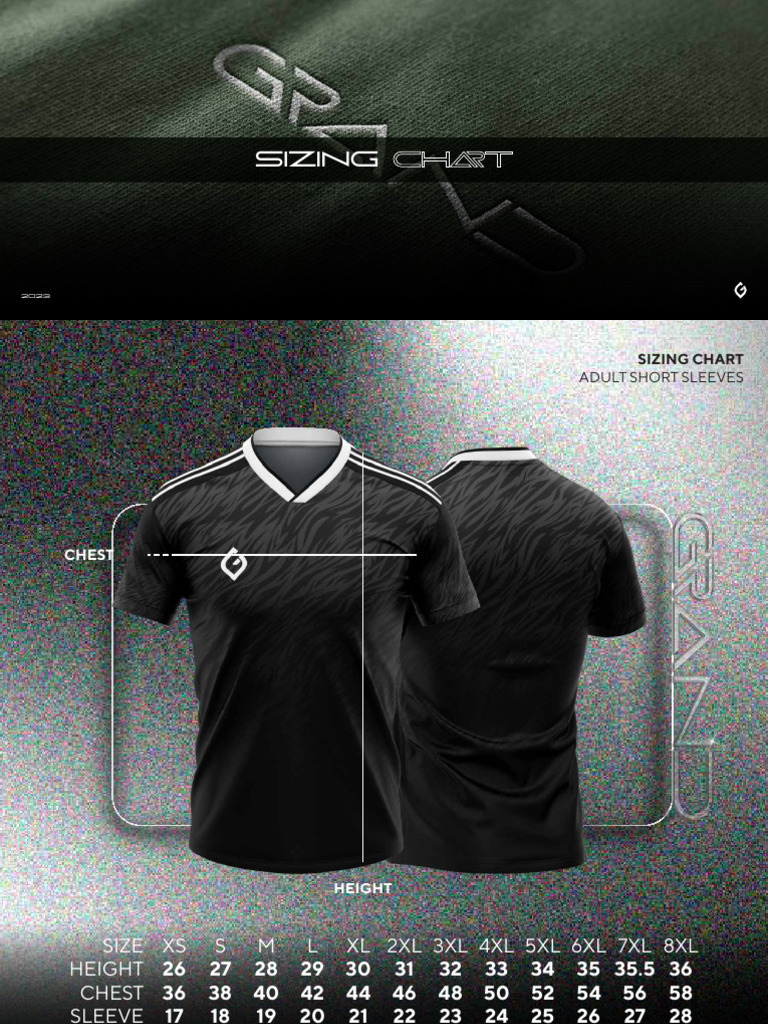 Grand Sizing Chart | PDF