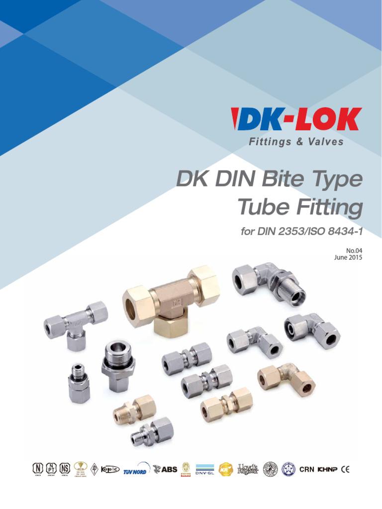 Bite Type Tube Fittings 2015 | PDF | Pipe (Fluid Conveyance) | Nut ...