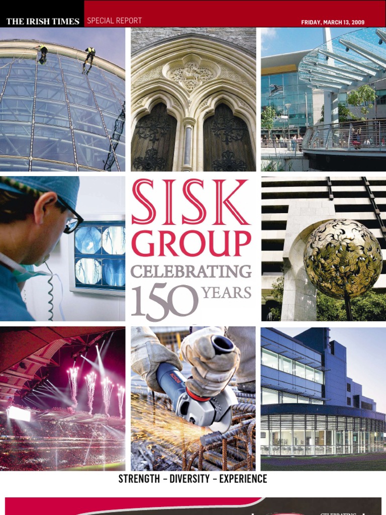 150 Year SISK - The Irish Times Special Report | PDF | Dublin | Cork (City)