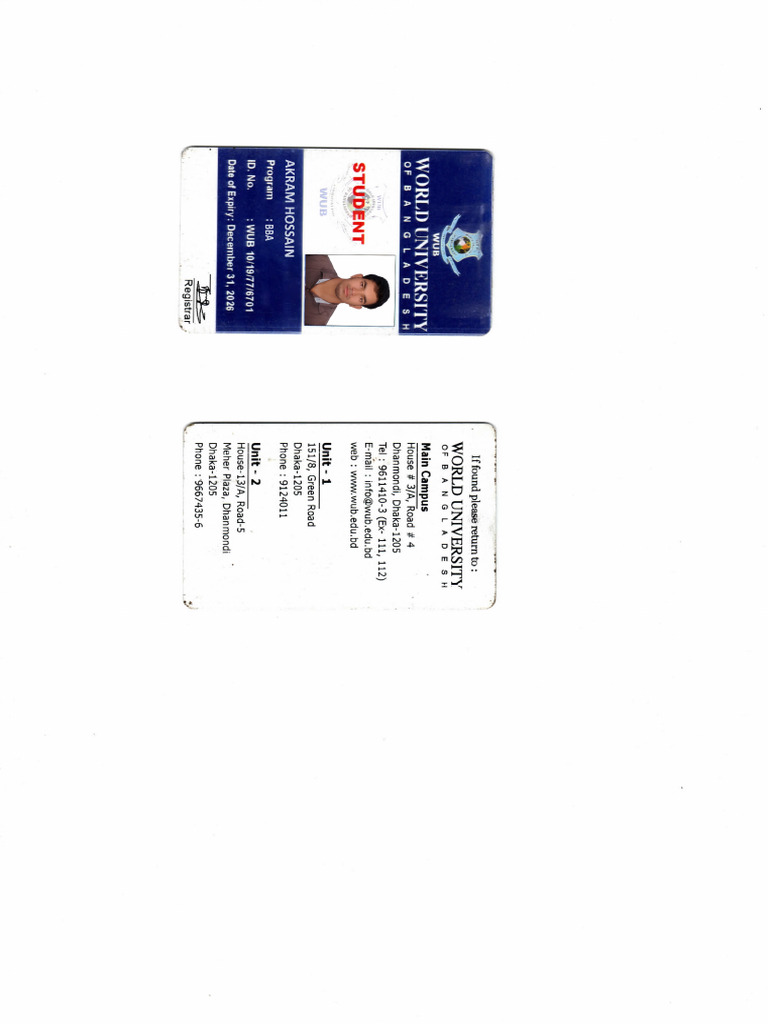 MD rAZID Id cARD | PDF
