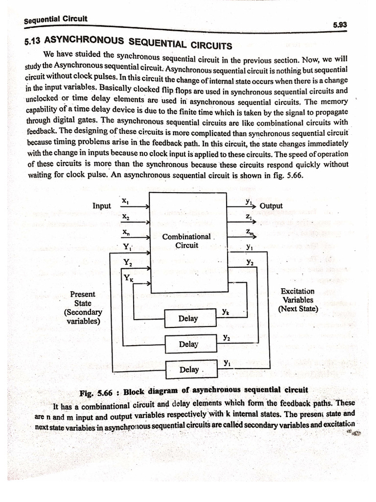 Analysis of Asynchronous Sequential Circuit | PDF Analysis of Asynchronous Sequential Circuit | PDF