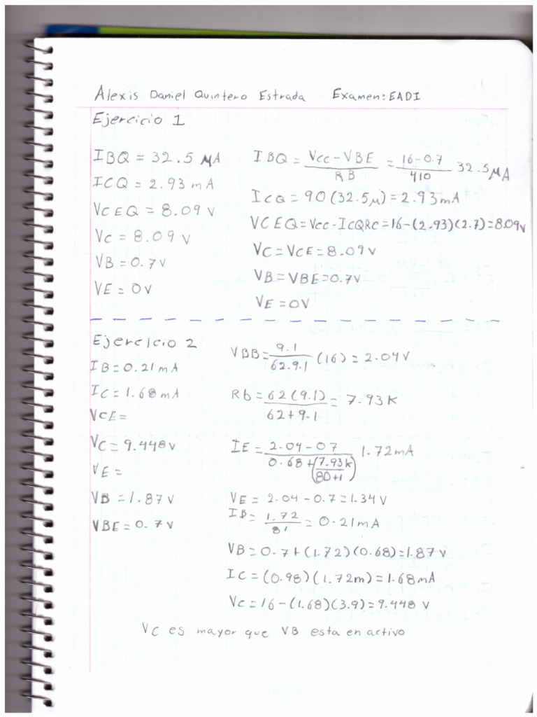 Examen EADI Alexis Quintero | PDF