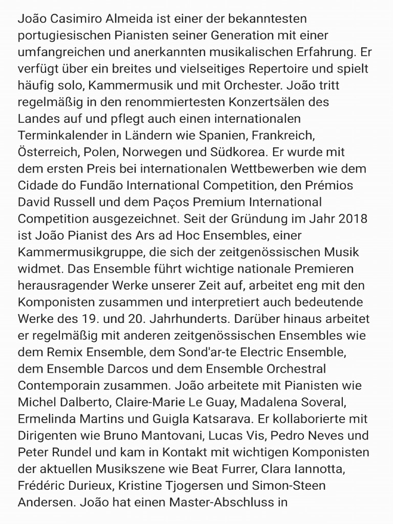 Biography German | PDF