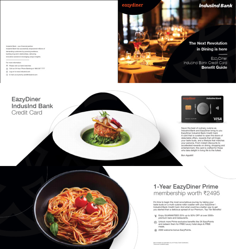 EazyDiner - Signature - Benefit Guide | PDF | Credit Card | Restaurants