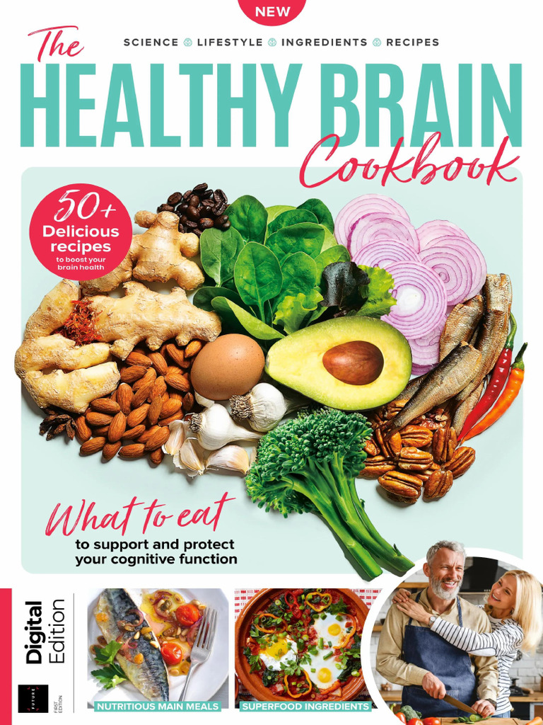 The Healthy Brain Cookbook - 1st Edition 2024 | PDF