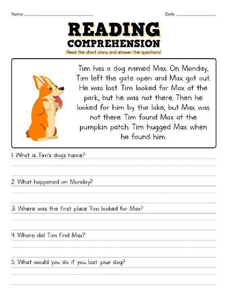Reading Comprehension 2 | PDF