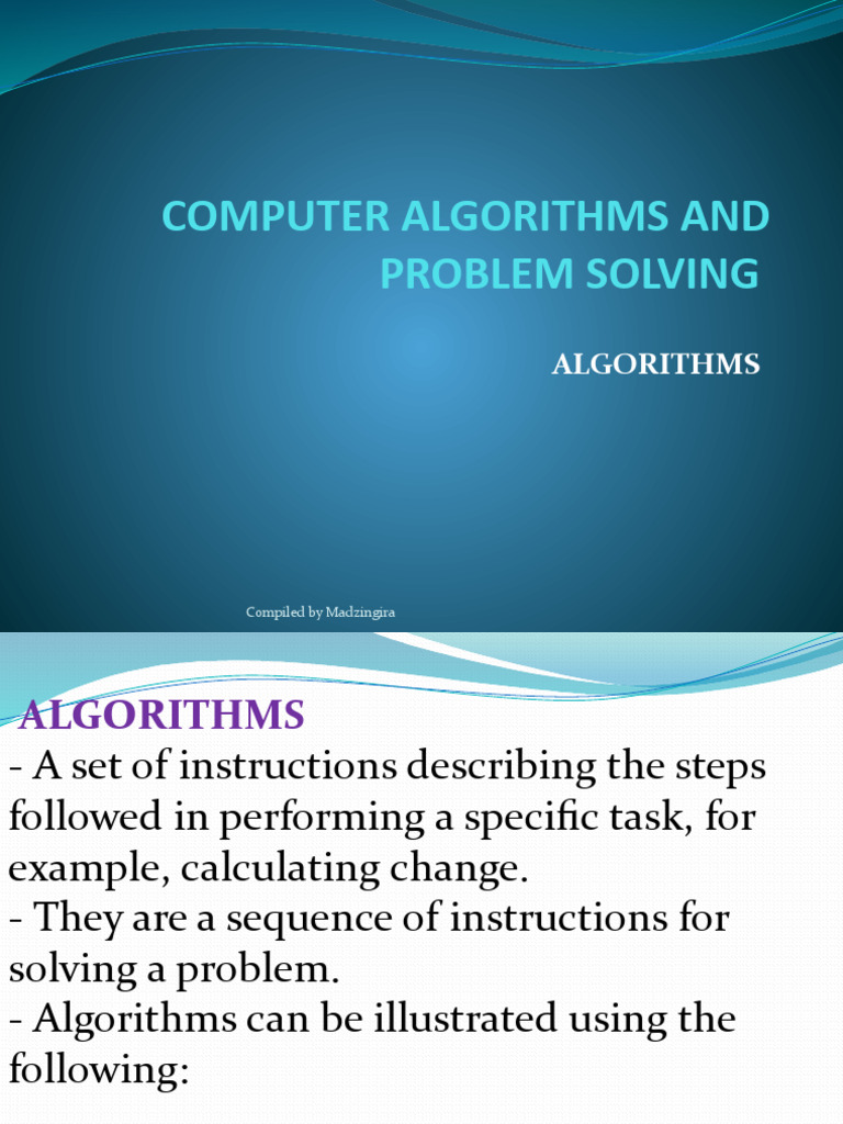Chapter 7 - Algotithms | PDF | Control Flow | Algorithms