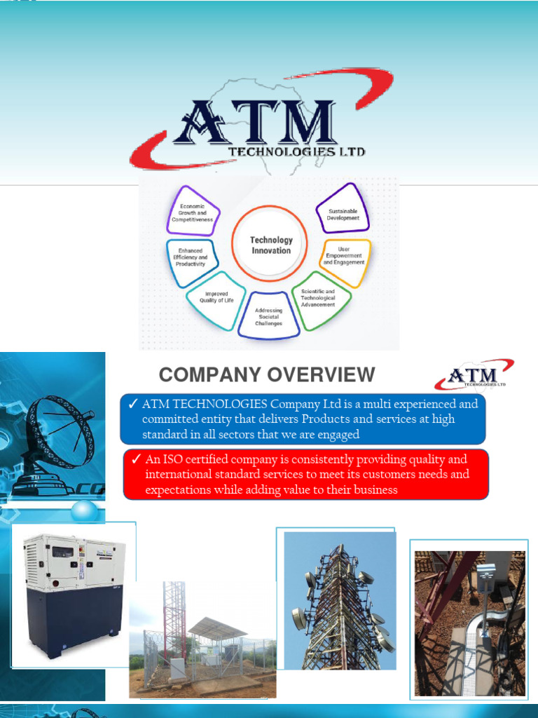 ATM Technologies Company Overview | PDF | Electrical Grid | Electrical Substation