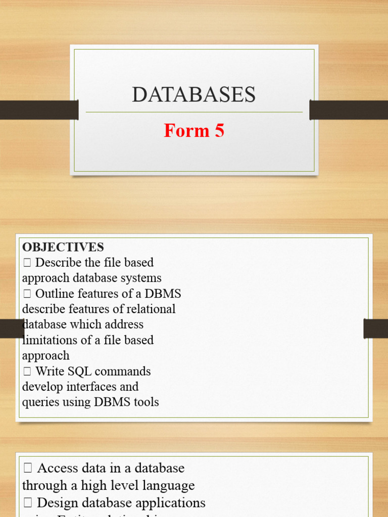 6.database Systems | PDF | Databases | Relational Database