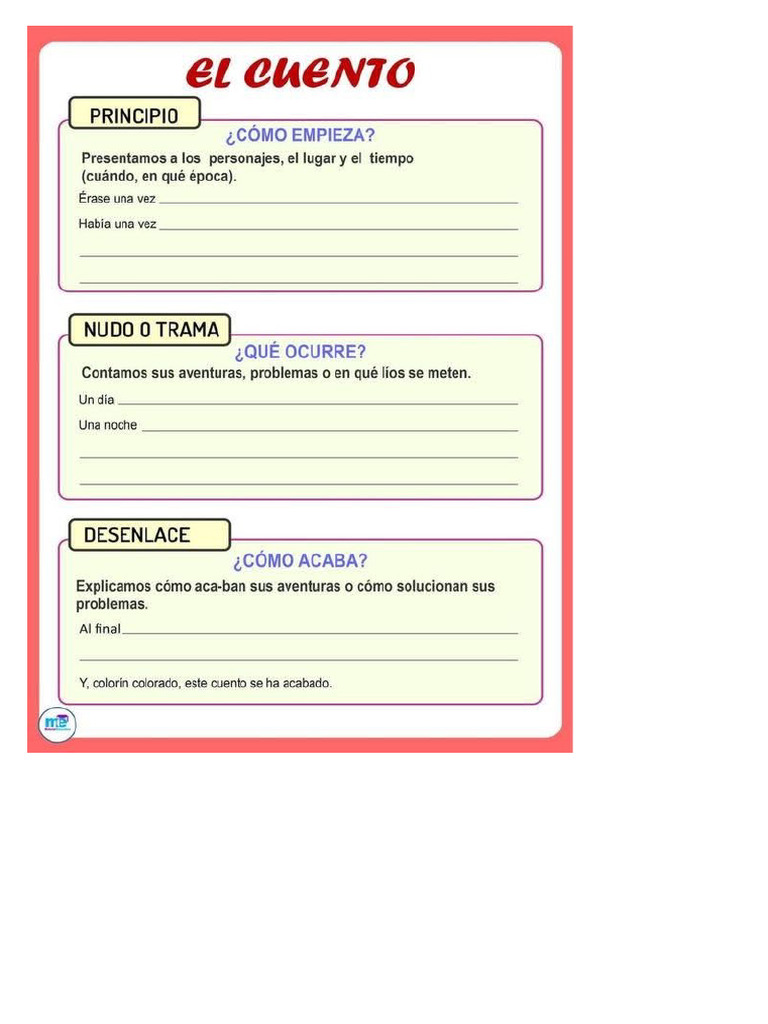 Partes Del Cuento | PDF