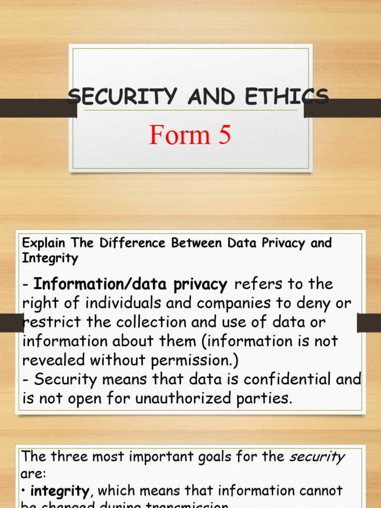 4.security and Ethics | PDF | Computer Virus | Malware