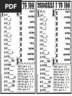 Numberblocks 1 To 100 Flash Cards | PDF