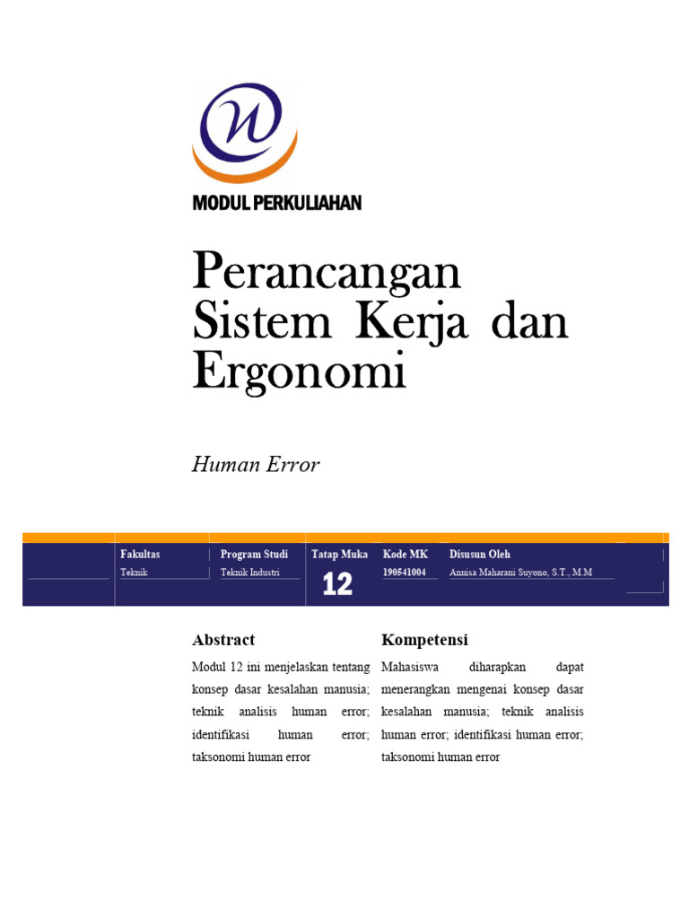 Human Error | PDF