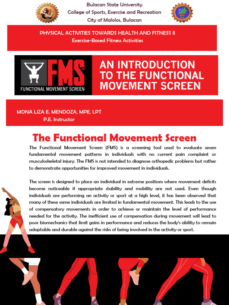 PATHFit 2 Functional Movement Screen | PDF | Anatomical Terms Of Motion | Musculoskeletal System