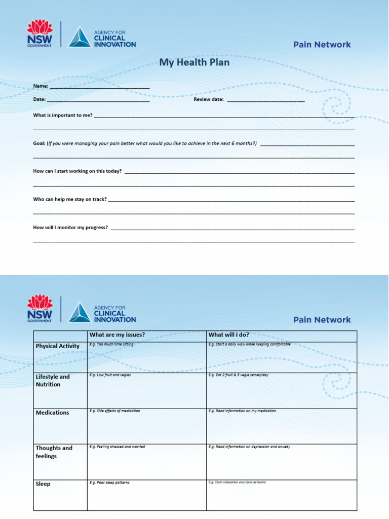 ACI Health Plan | PDF | Relaxation (Psychology) | Pain
