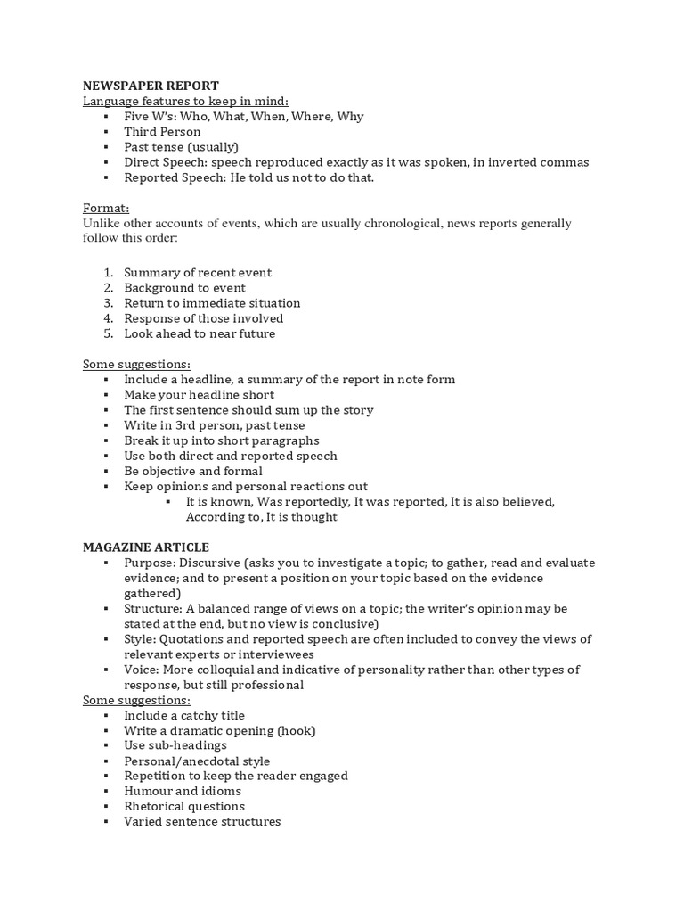 Directed Writing Formats | PDF | Human Communication | Linguistics