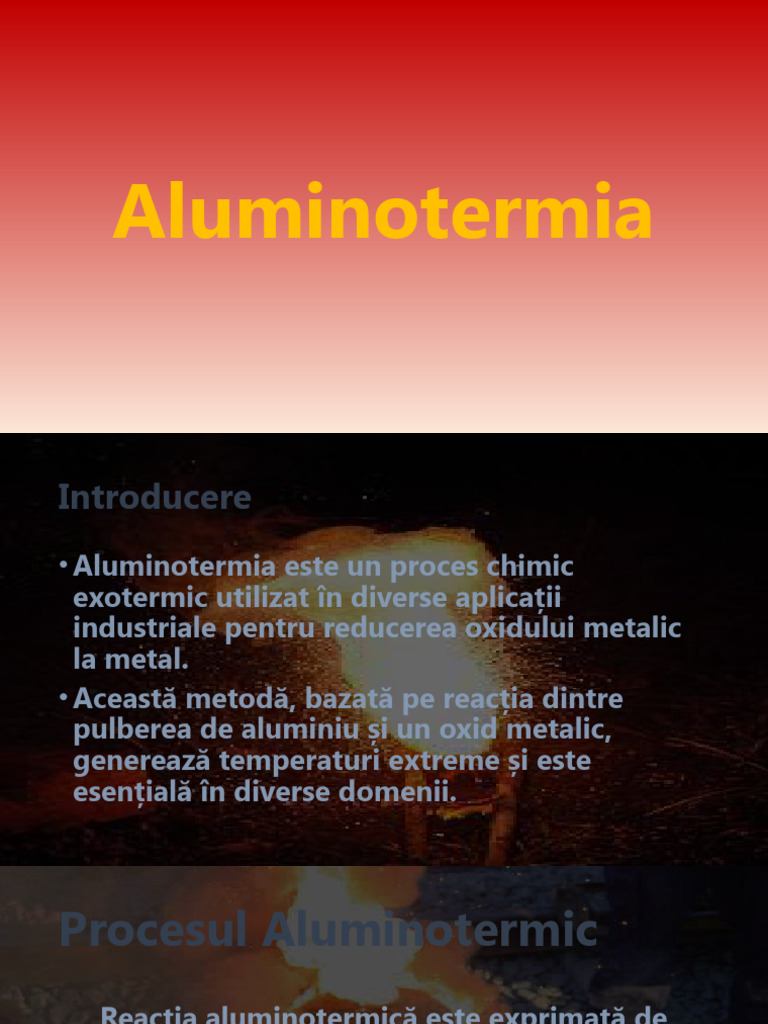Aluminotermia | PDF