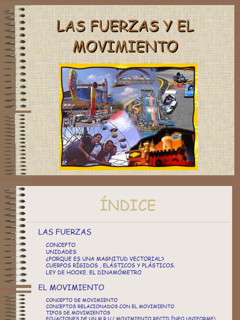 Fuerzas y Movimiento | PDF | Fuerza | Trayectoria