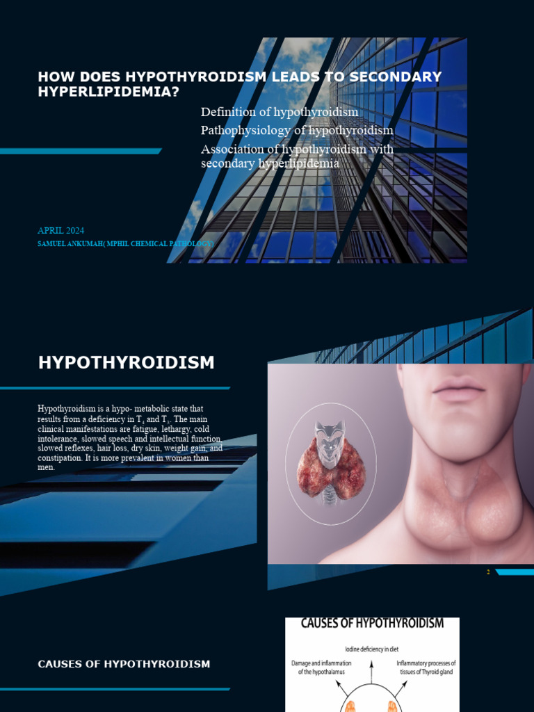 Hypothyroidism | PDF | Hypothyroidism | Thyroid Stimulating Hormone