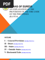 Ibc Code Exits Separation Distance | PDF | Stairs | Door