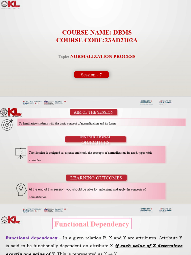 Co1 Session7 | PDF | Data Management | Databases