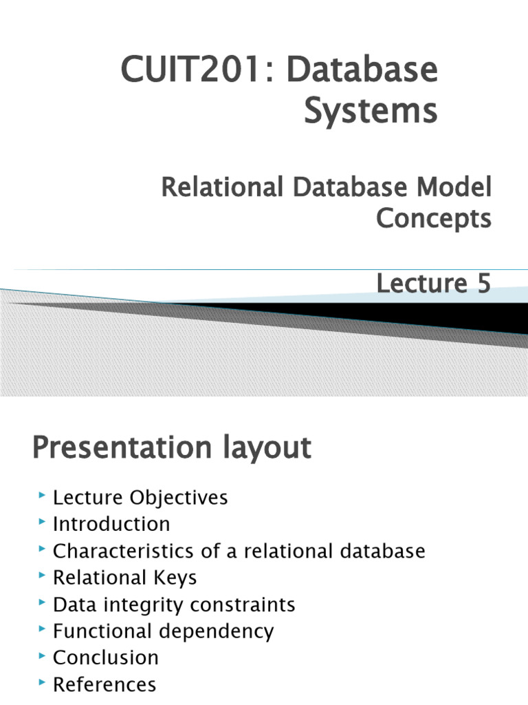 Relational Database Model Concepts | PDF | Relational Model | Relational Database