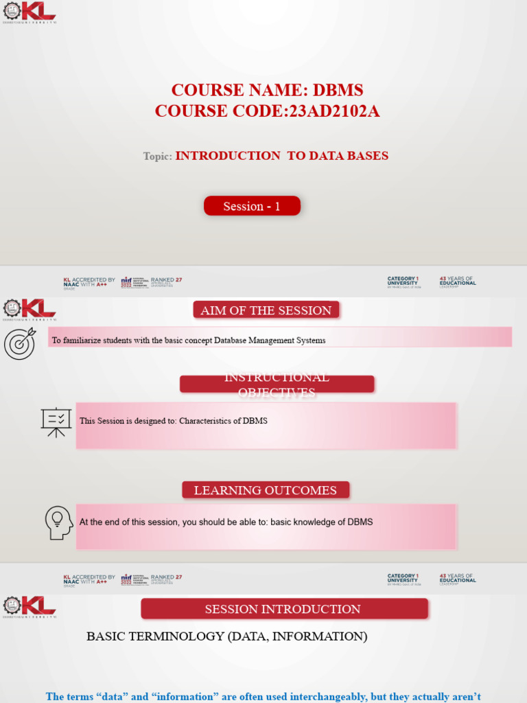 Co1 Session1 | PDF | Databases | No Sql
