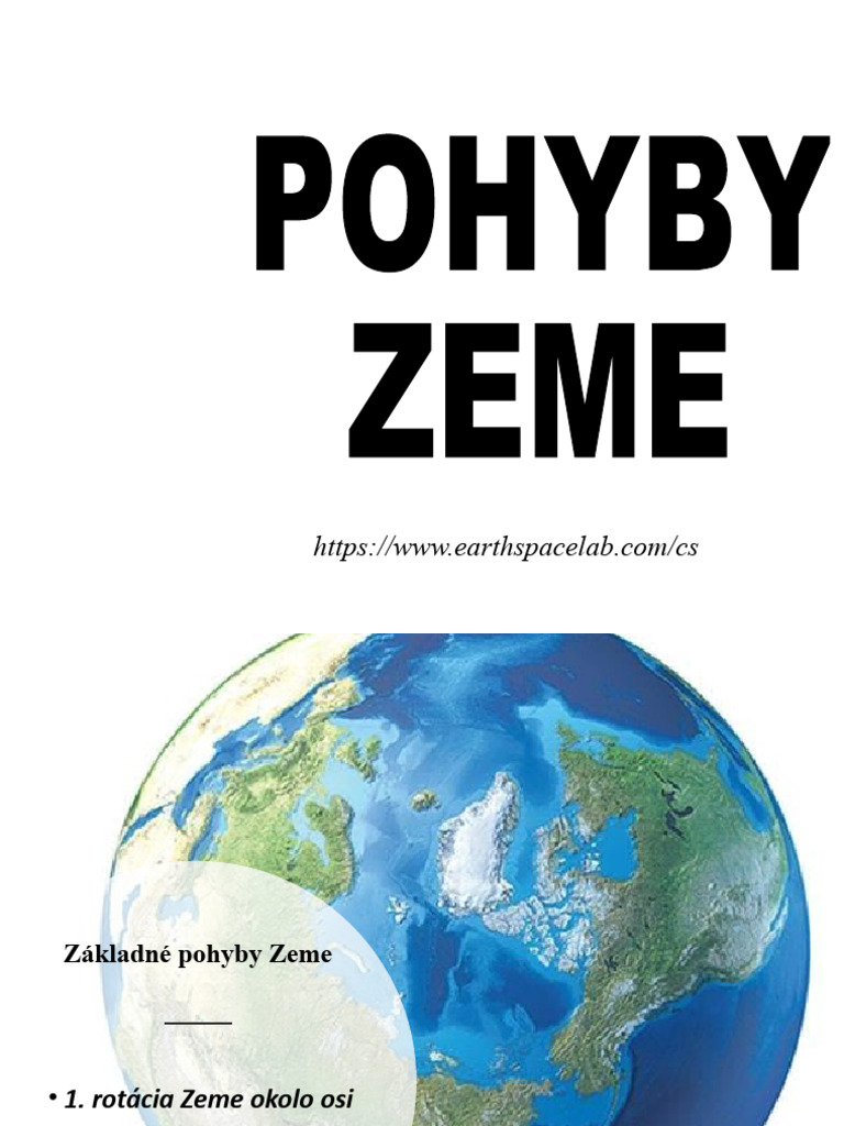 8.pohyby Zeme | PDF