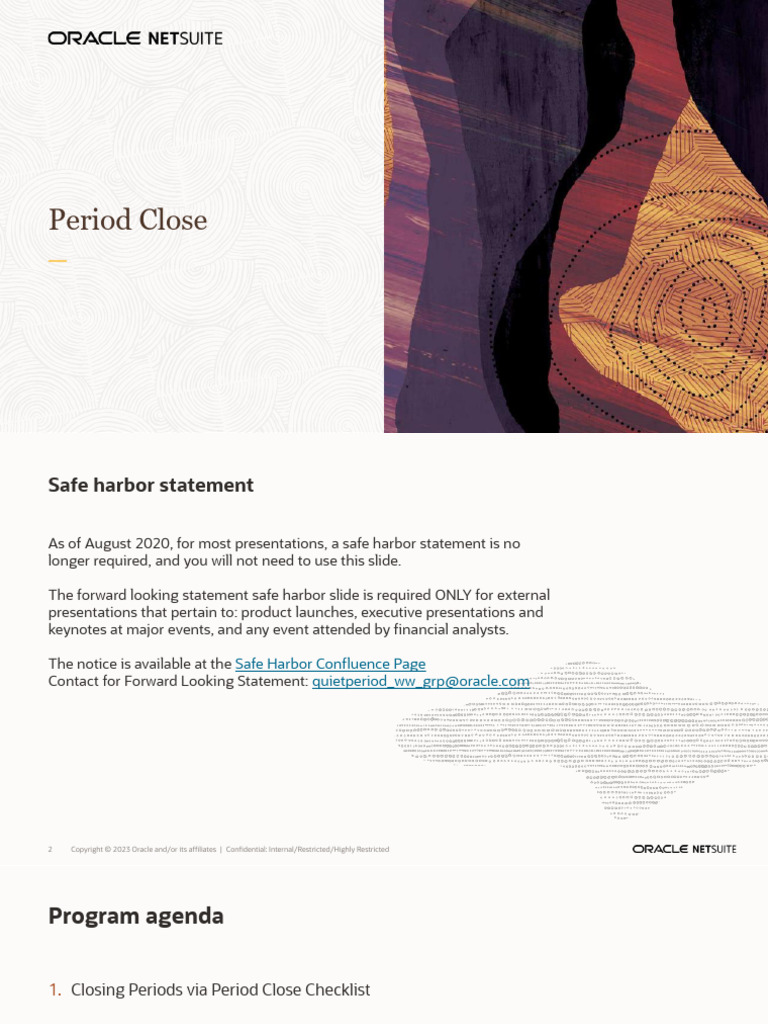 Period Close | PDF | Online Copyright Infringement Liability Limitation ...