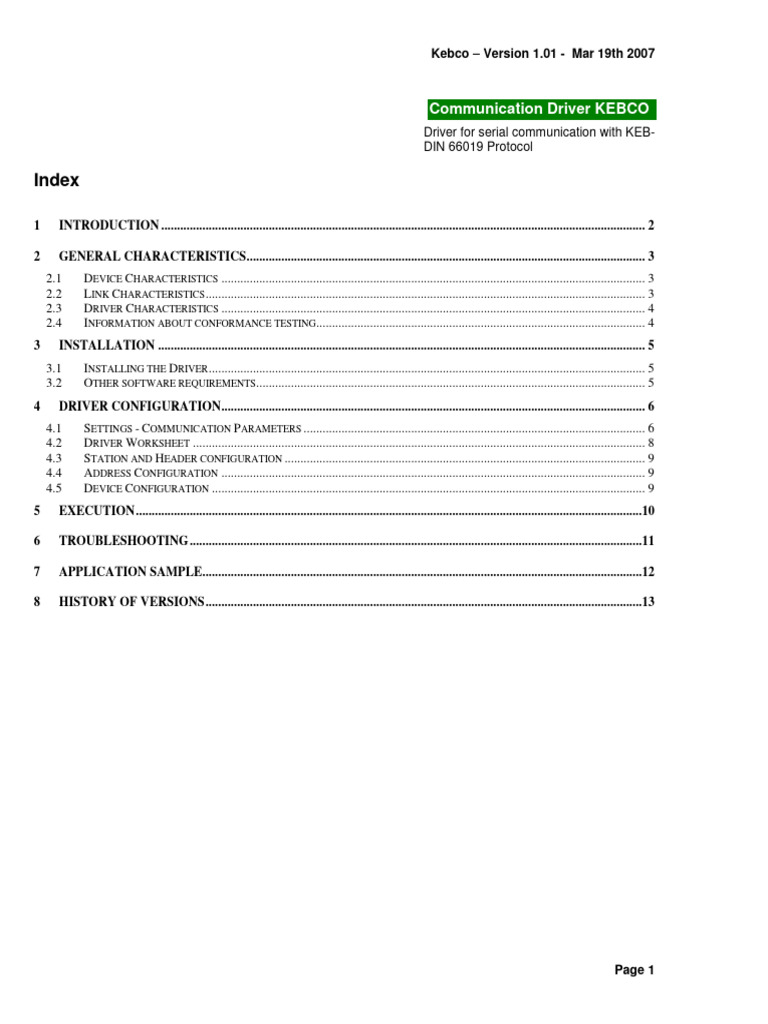 Kebco | PDF | Device Driver | Programmable Logic Controller