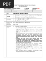 SOP Pembelajaran PAUD/TK | PDF