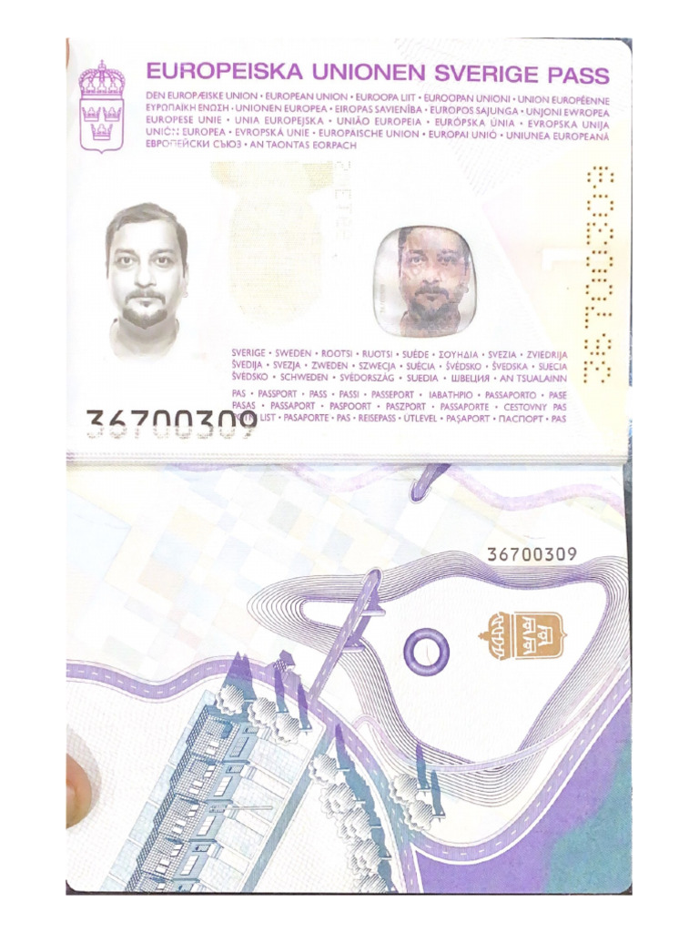 Europeiska Unionen Sverige Pass | PDF