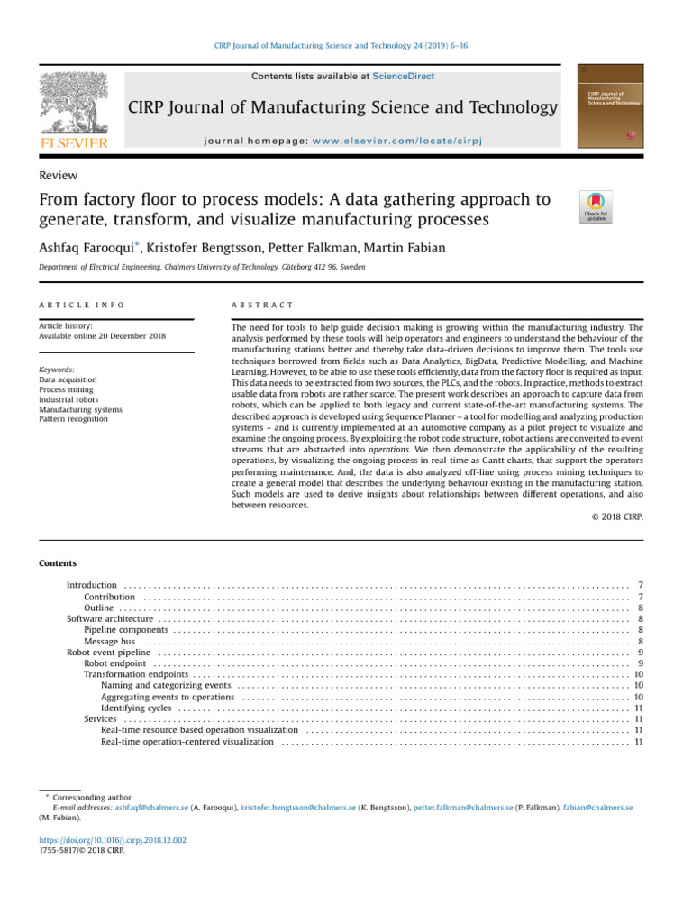 From Factory Floor To Process Models | PDF | Service Oriented Architecture | Programming