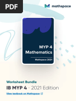 Mock Myp 5 Math Practice | PDF