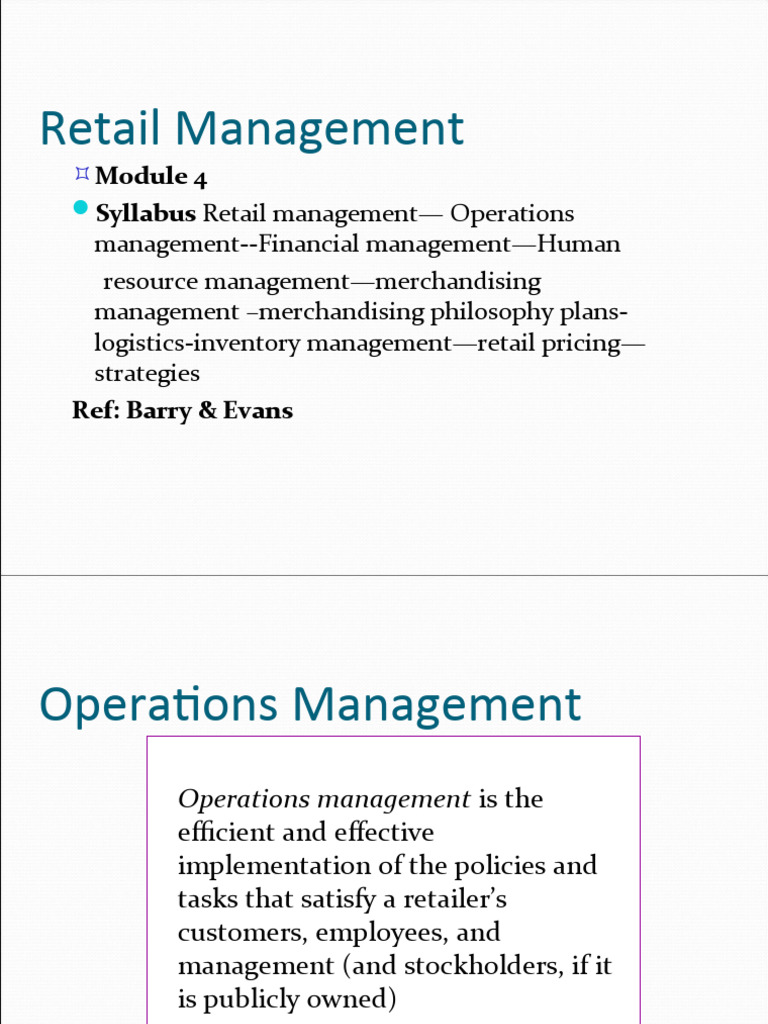 Retail Management | PDF | Retail | Pricing