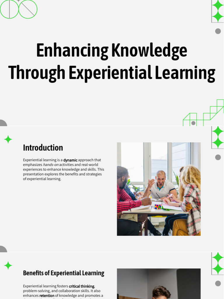 Benefits of Experiential Learning | PDF | Career & Growth