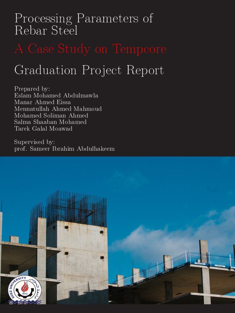 Monografia - Processing Parameters of Rebar Steel A Case Study On ...