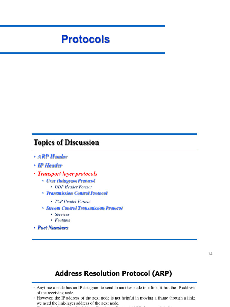 2 Protocols | PDF | Internet Protocols | Transmission Control Protocol
