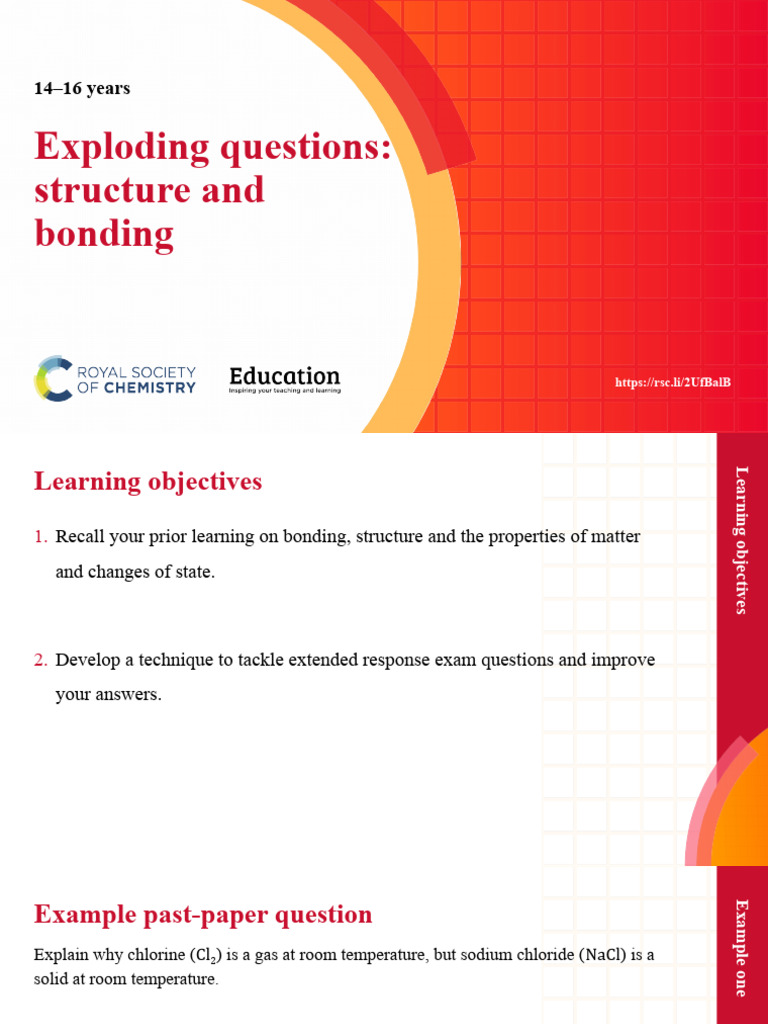 Explodingquestions Structureandbonding v1 764934 | PDF | Chemical Bond ...