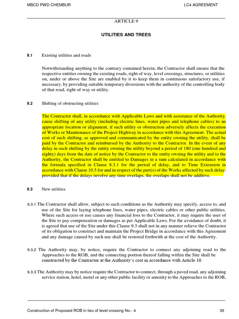 Article 9 | PDF | General Contractor