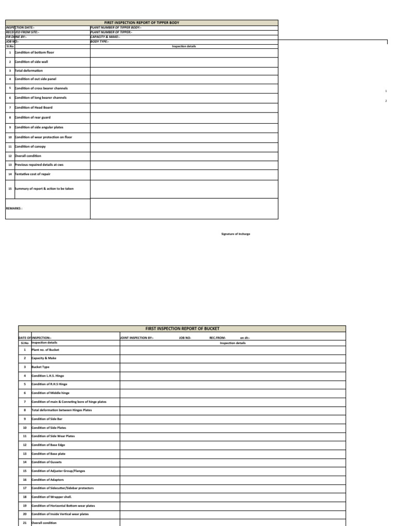 Format Tipper Body & Bucket | PDF | Technology & Engineering