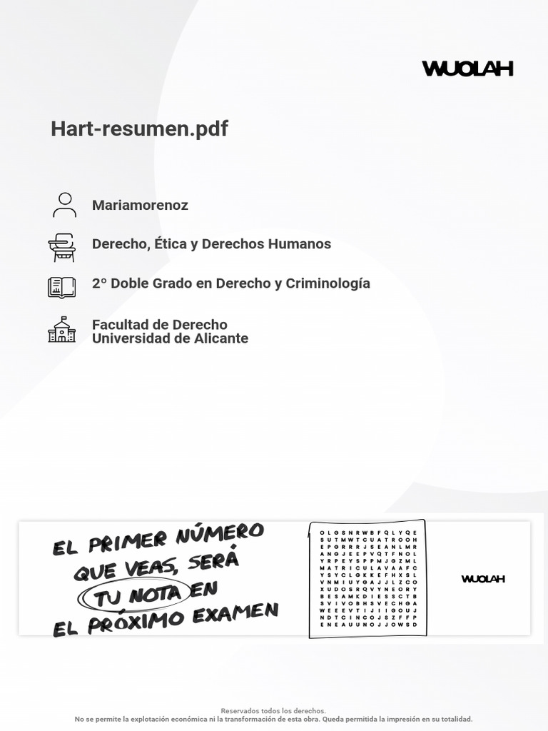 Esquema Hart | PDF | Moralidad